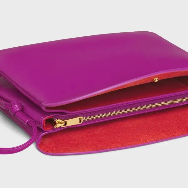 Celine Trio Flap In Smooth Lambskin