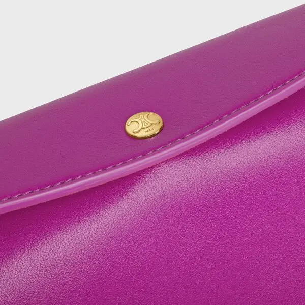 Celine Trio Flap In Smooth Lambskin