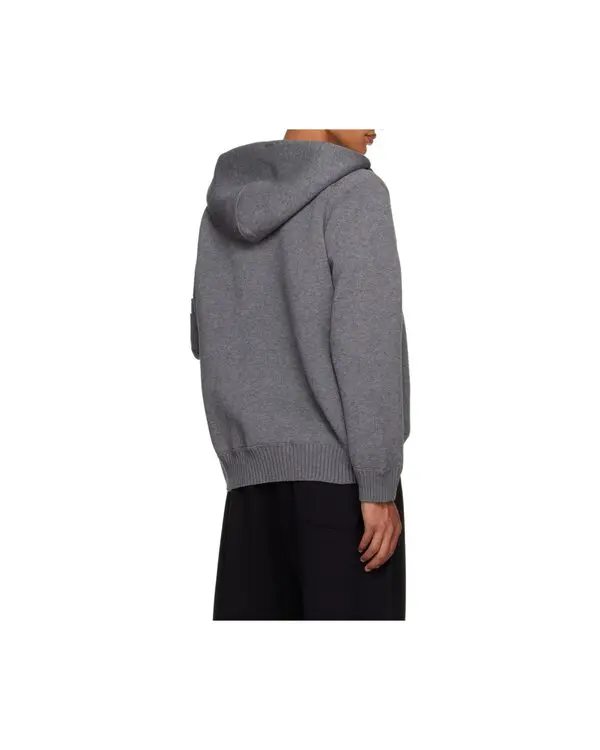 Sacai Hooded Zip-up Sweatshirt