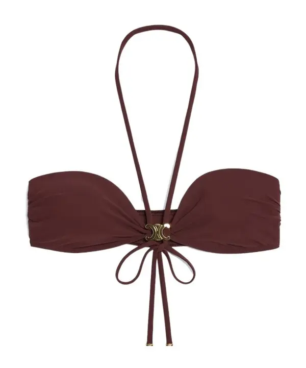 Celine Balconette Top In Matte Jersey