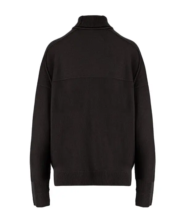 Carven Long-sleeve High-neck Sweater