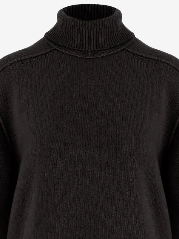 Carven Long-sleeve High-neck Sweater