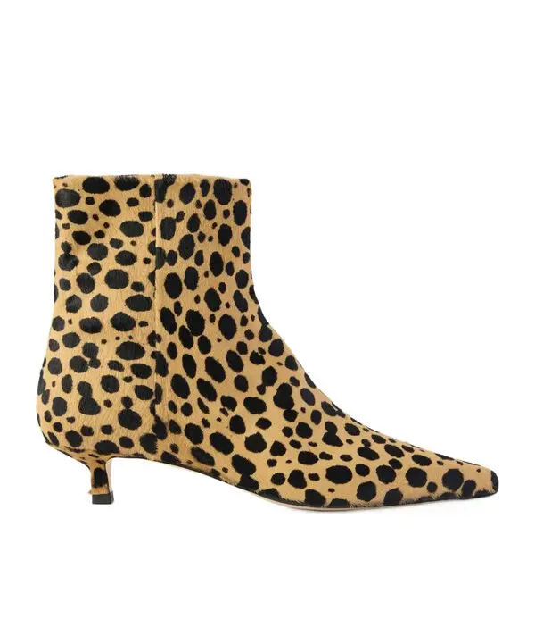 AeydĒ Sofie Leopard-print Calf Hair Pumps