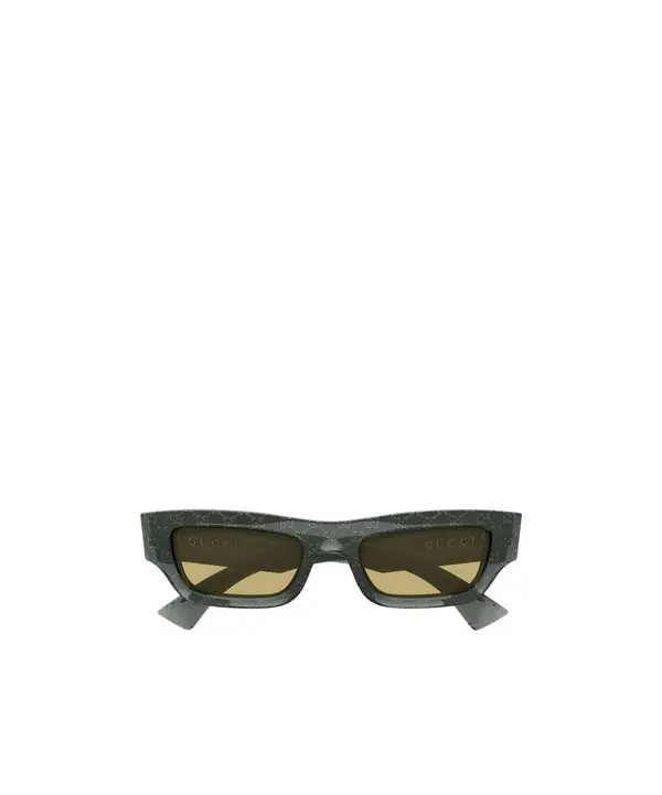Gucci Rectangle Frame Sunglasses - Grey