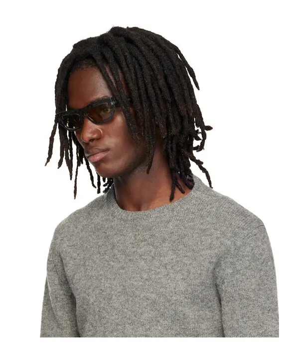 Gucci Rectangle Frame Sunglasses - Grey