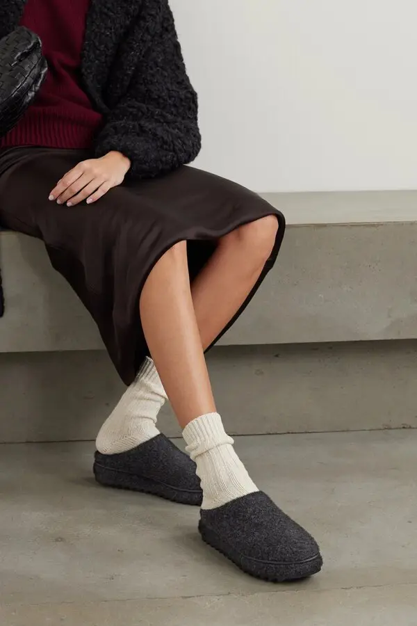 LAUREN MANOOGIAN Blend Fabric Mules