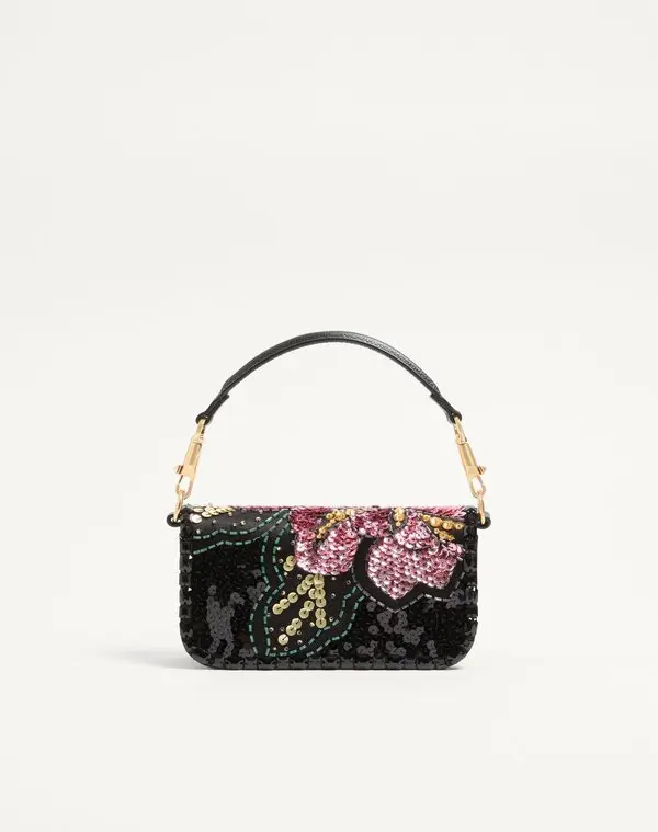Valentino Garavani Loco Embellished Shoulder Bag