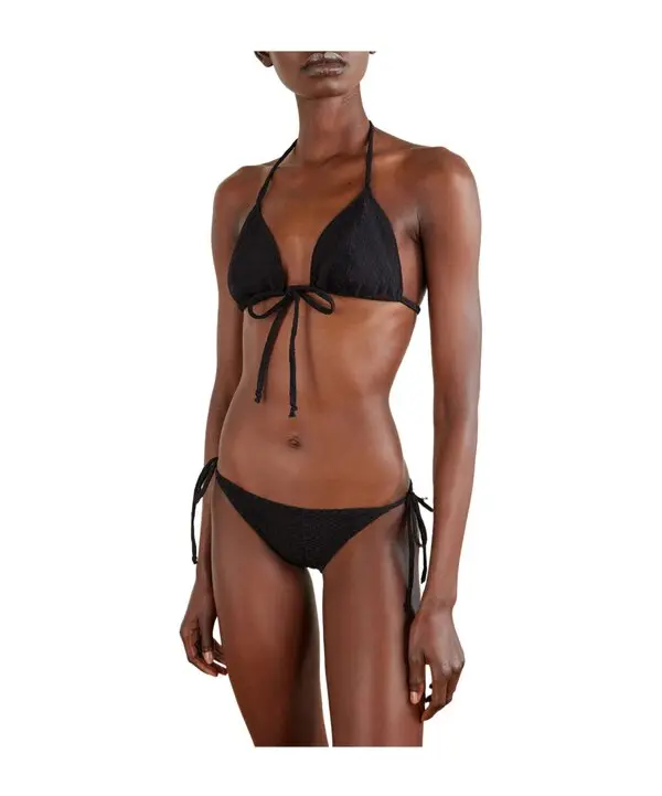 Lisa Marie Fernandez Seerscuker Triangle Bikini