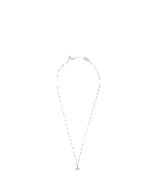 VIVIENNE WESTWOOD Oslo Logo Detailed Necklace - White