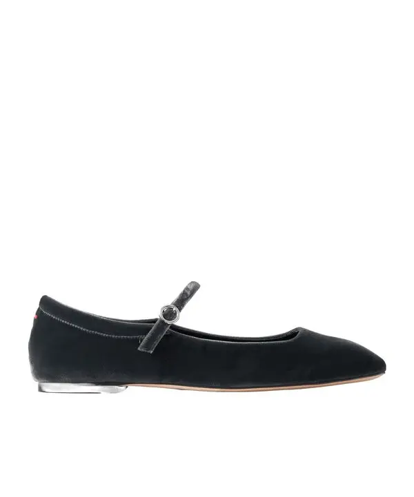 AeydĒ Uma Velvet Mary Jane Ballet Flats