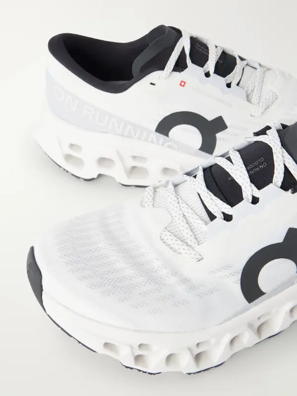 On Rubber Trimmed Mesh Sneakers