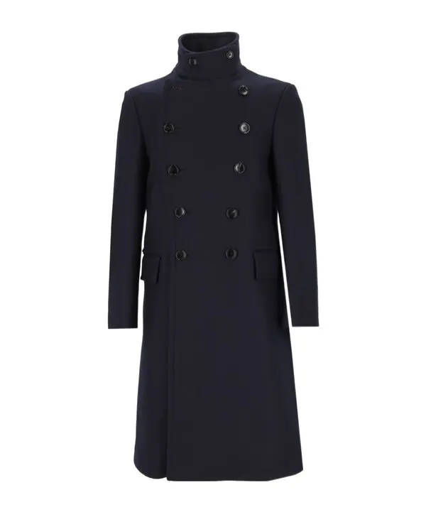 TOM FORD Double-breasted Coat - Midnight Blue