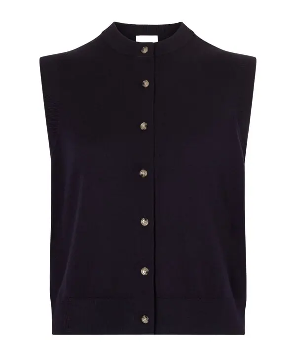 ALLUDE Wool Vest - No