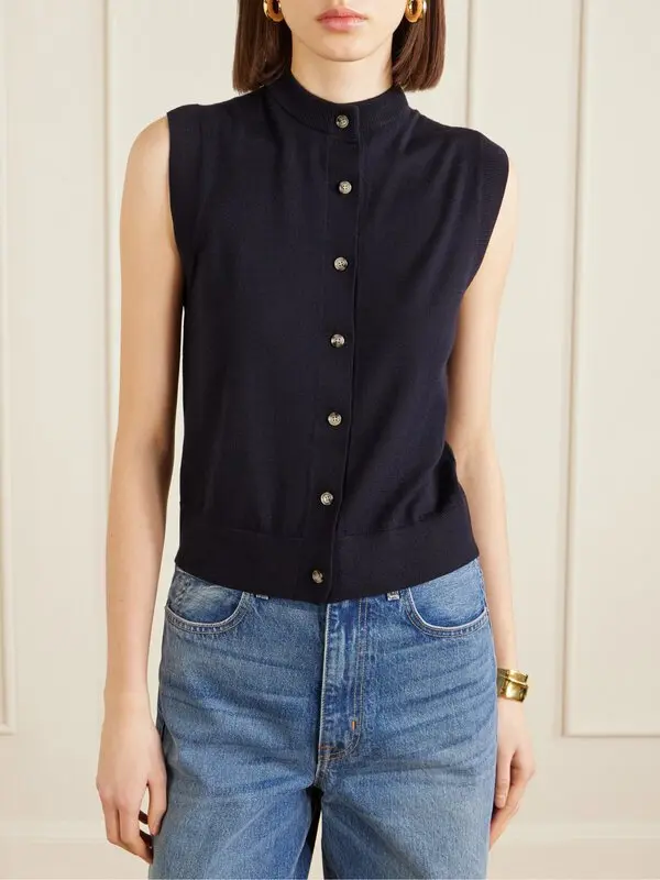 ALLUDE Wool Vest