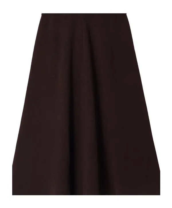 ALLUDE Wool And Cashmere-blend Midi Skirt