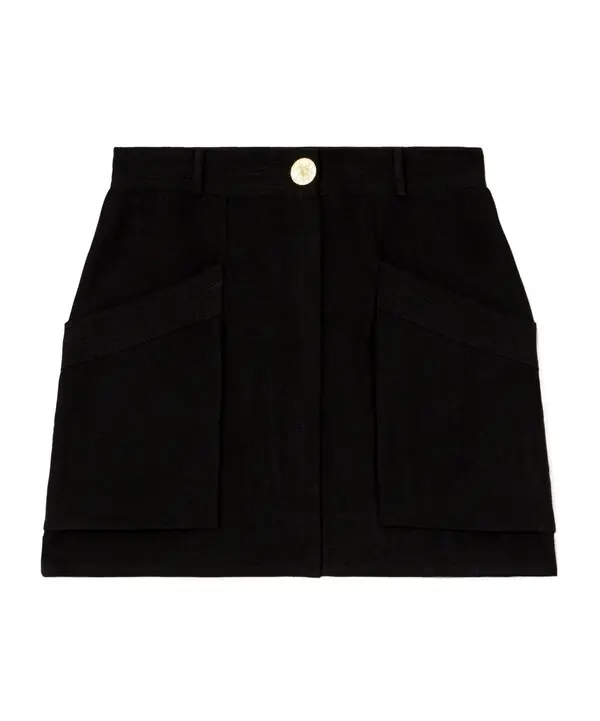 Le Kasha Izbat Organic Linen Mini Skirt