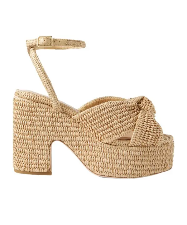 LOEFFLER RANDALL Ankle Buckle Strap High Heel Sandals