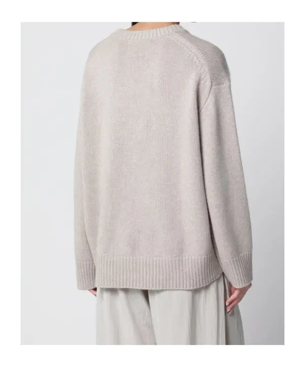 LISA YANG Noor Cashmere Crewneck Sweater - Sand-colored