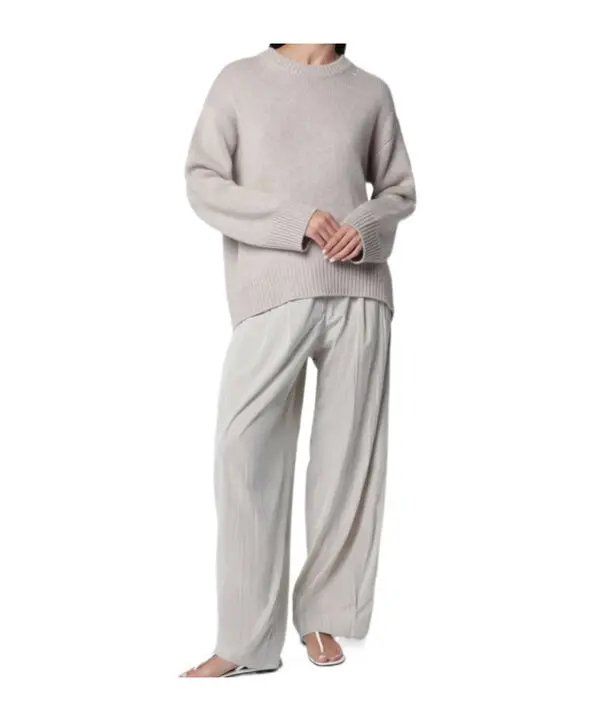 LISA YANG Noor Cashmere Crewneck Sweater - Sand