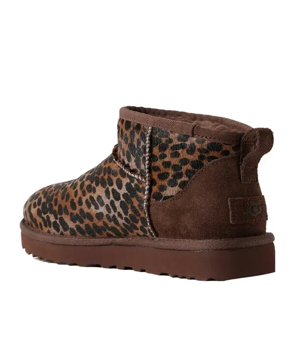 UGG Leopard Print Calf Hair Boots - No