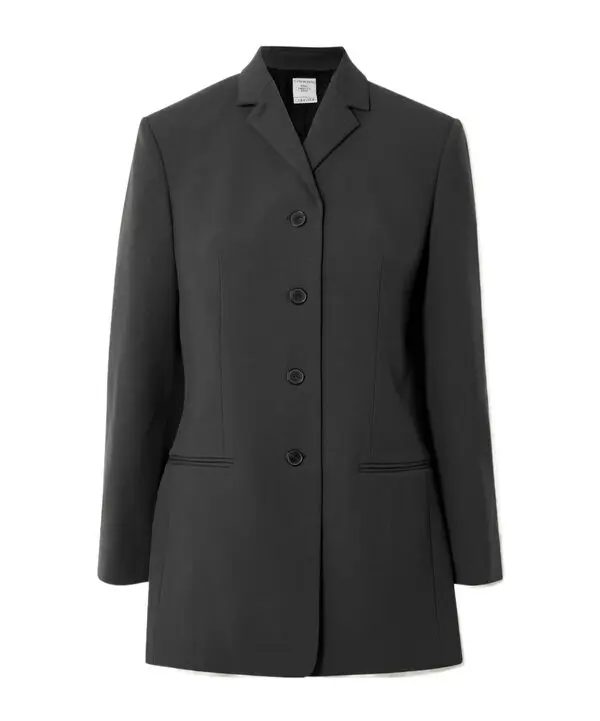 Calvin Klein Solid Color Wool Blazer