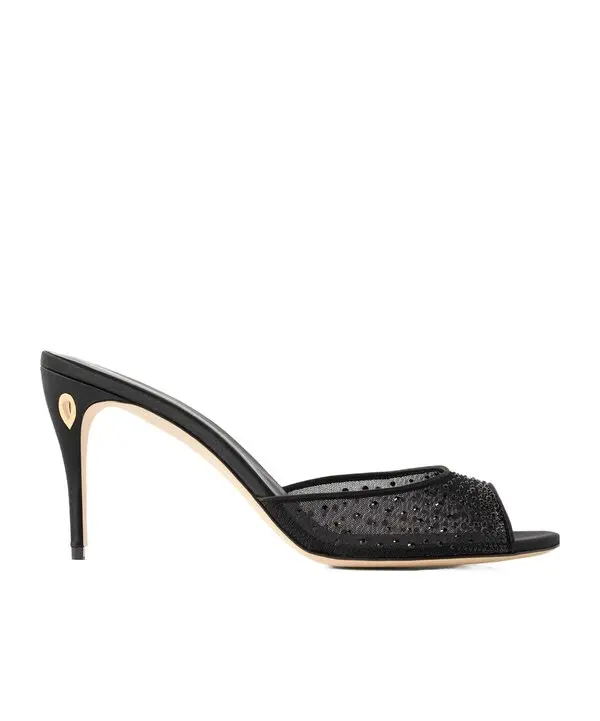 Jennifer Chamandi Guido Crystal-embellished Sandals