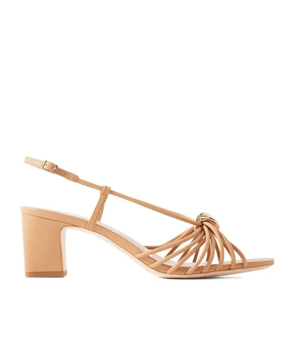 LOEFFLER RANDALL Minna Leather Slingback Sandals