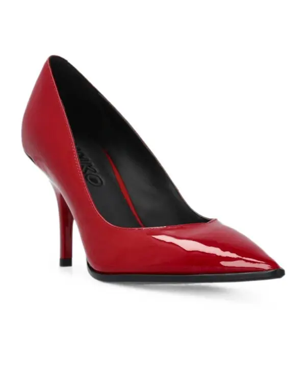 Pinko Patent Pointed-toe Heeled Pumps