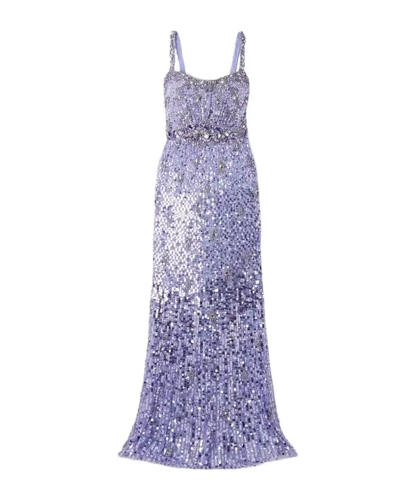 Jenny Packham Mermaid Floor-length Evening Gown