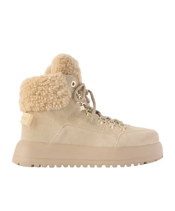 Bogner Antwerp Shearling-lined Suede Ankle Boots