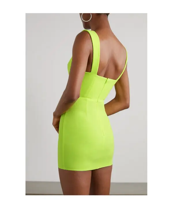 Alex Perry Auden Crepe Mini Dress