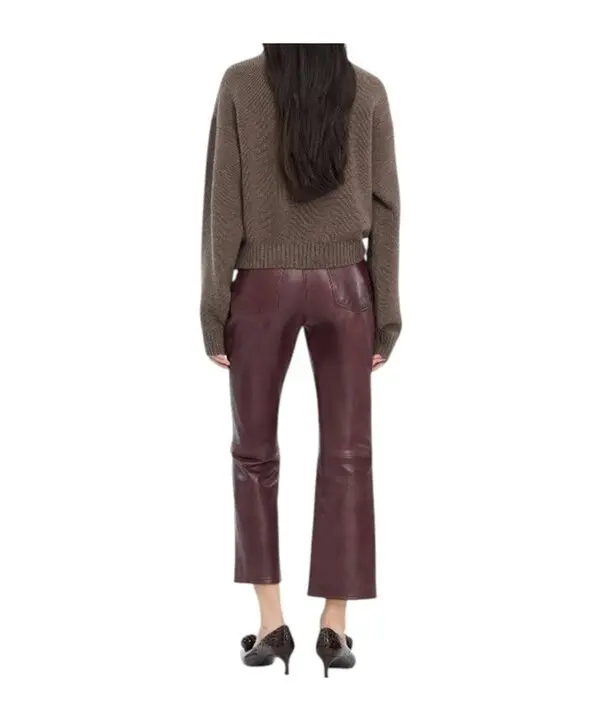 ROTATE BY BIRGER CHRISTENSEN Logo Crewneck Knitted Sweater