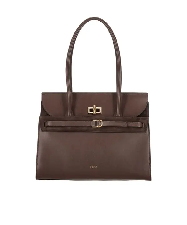 Furla Buckle-detail Leather Tote Bag - No