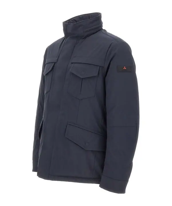Peuterey Striped Hooded Field Jacket