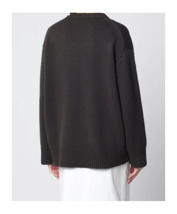 LISA YANG Cashmere Crewneck Sweater - Deep Fern Green