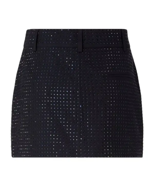 Pinko Soave Embellished Mini Skirt - No