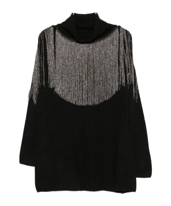 Pinko Long-sleeved Sweater - Black