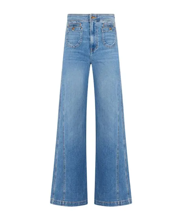 Veronica Beard High-rise Flared Jeans
