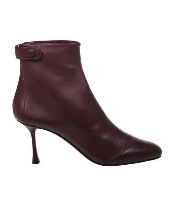 FRANCESCO RUSSO Round-toe High-heeled Ankle Boots