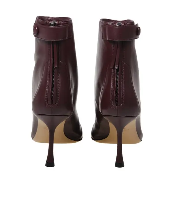 FRANCESCO RUSSO Round-toe High-heeled Ankle Boots