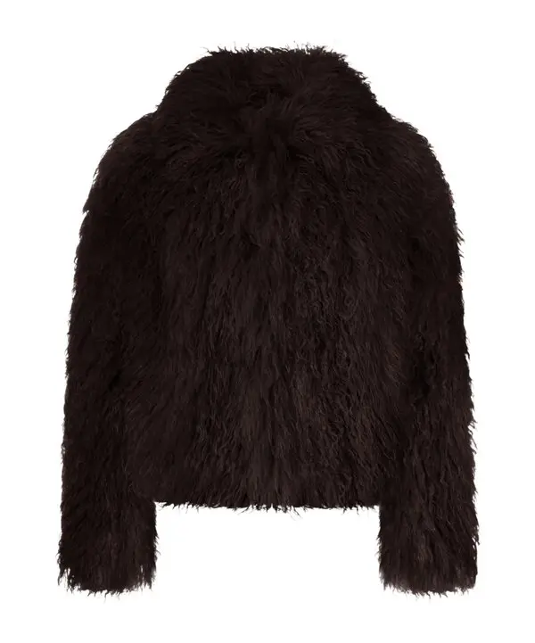 Tagliatore Short Curly Sheepskin Jacket