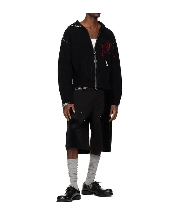 Andersson Bell Heart Logo Zip-up Hoodie