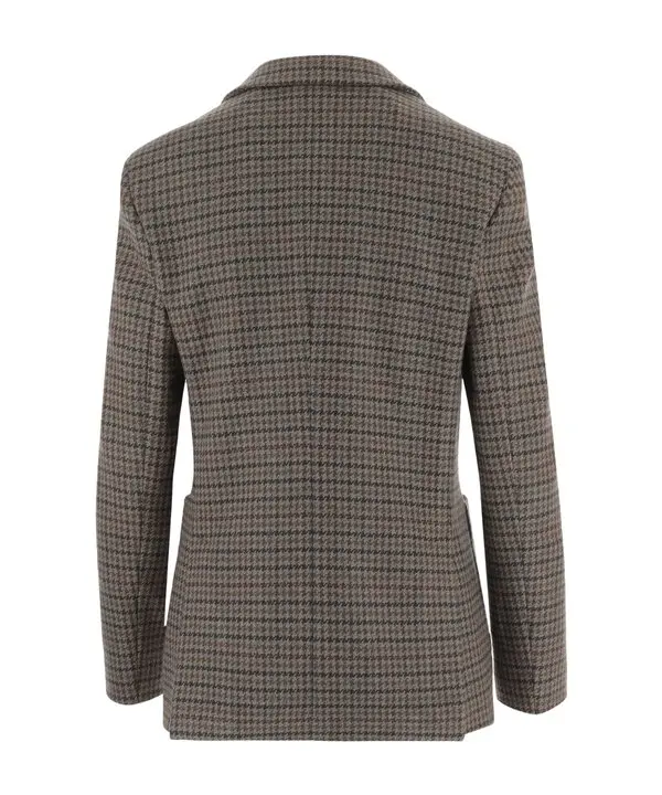 LARDINI Houndstooth Single-breasted Blazer