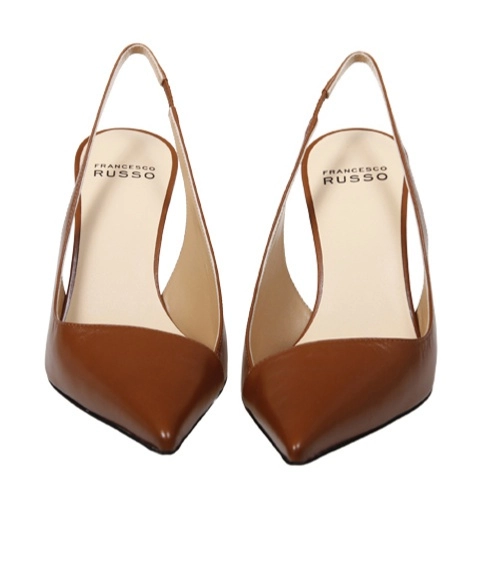 FRANCESCO RUSSO Pointed-toe High-heeled Sandals