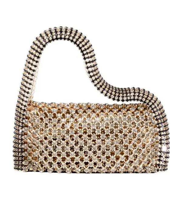 Benedetta Bruzziches Embellished Shoulder Bag - Gold
