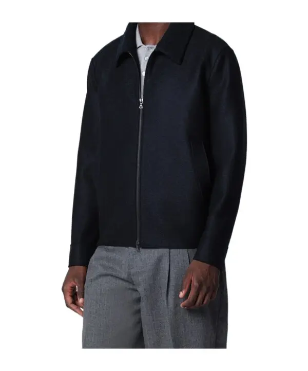 Harris Wharf London Wool Zip-up Jacket