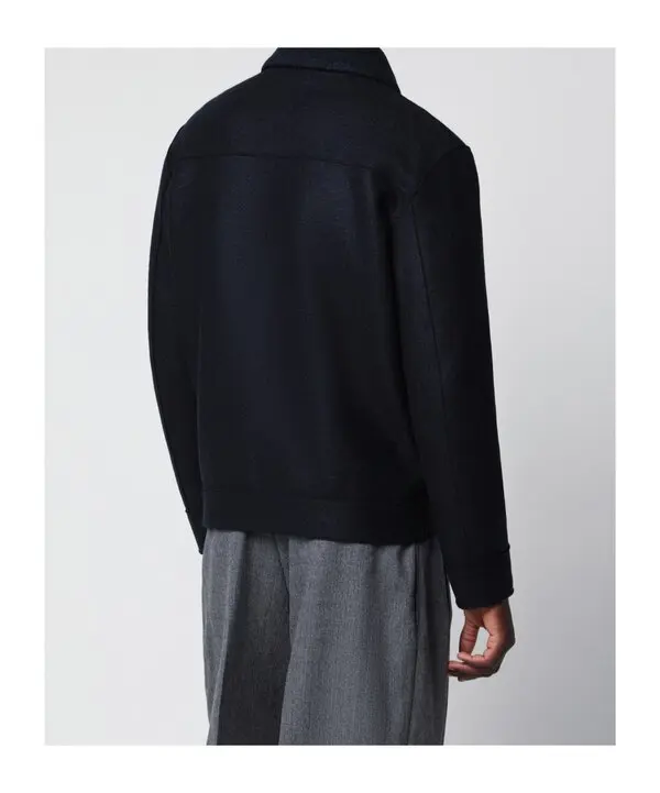 Harris Wharf London Wool Zip-up Jacket