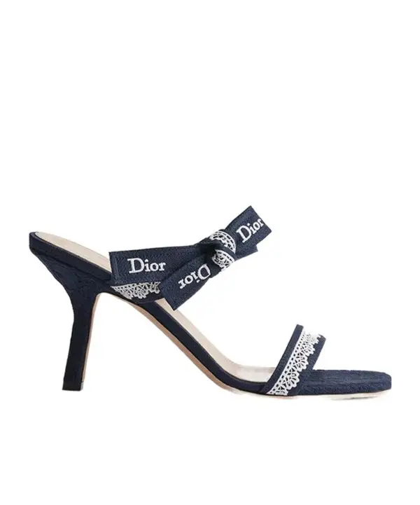 Dior Heeled Sandal With Strappy Embellishments