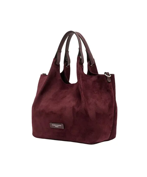 GIANNI CHIARINI Medium Dua Suede Tote Bag