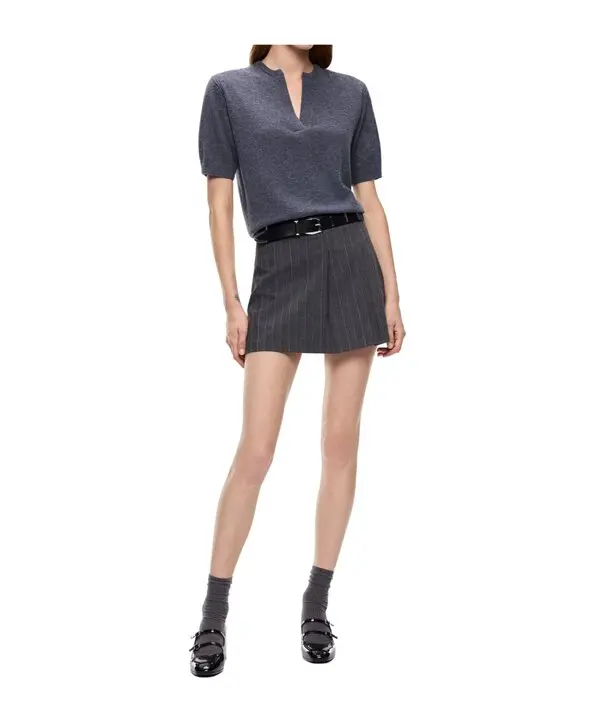 Pinko Short-sleeve V-neck Sweater